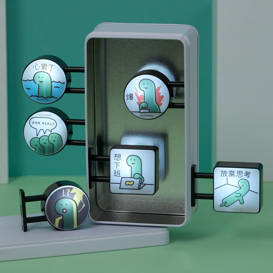 想下班！7-11「JOGUMAN磁吸小燈牌」8種厭世語錄社畜必收！